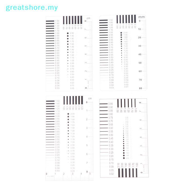 greatshore Measuring Pass Badge Gauge Stain Card Point Gauge Wire Gauge ...