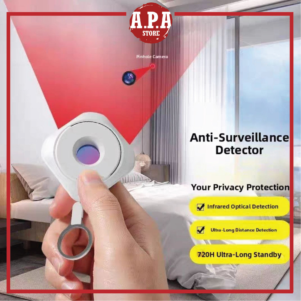 APA Peranti Pengesan Kamera Anti Camera Detector Portable Pinhole ...