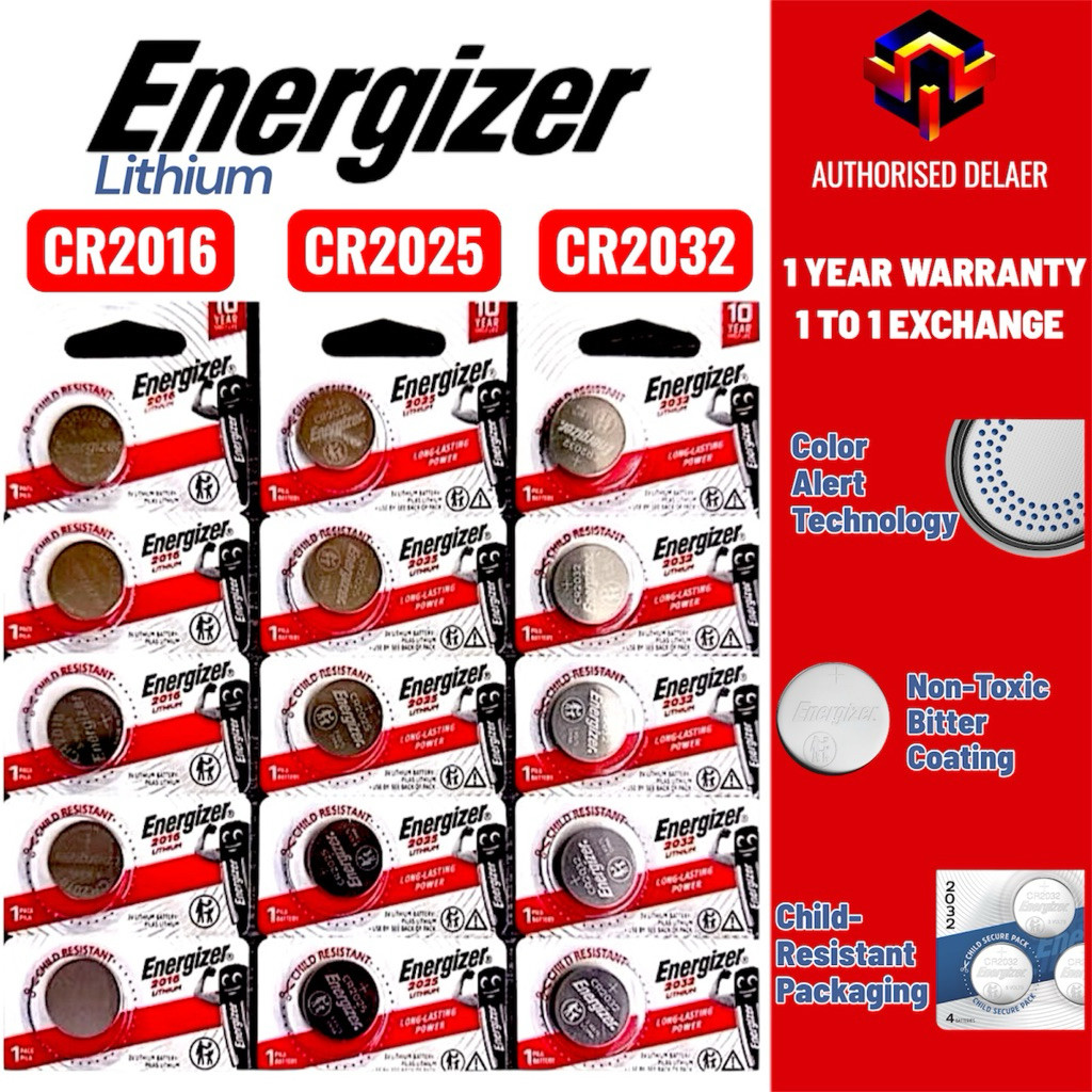Energizer CR2032 / CR2025 / CR2016 / LR44 3V Battery for Car Remote Key ...