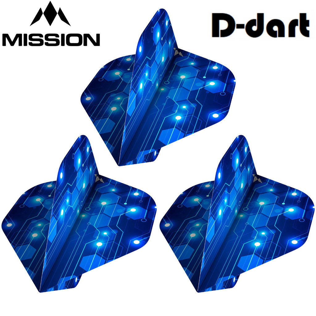 Mission Dart Flights - ION standard (No.2) 100 Micron Darts Flight For ...