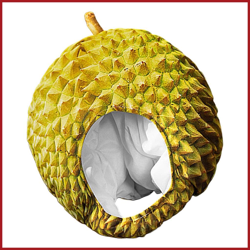 Funny Durian Stuffed Toys Plush Durians Hat Soft Warm Hat Realistic ...