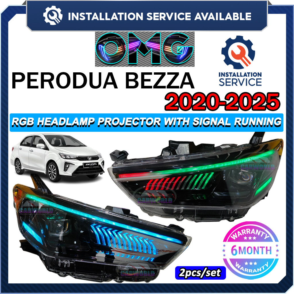[Installation Provided] Perodua Bezza 2020 - 2025 Vland Led Projector ...