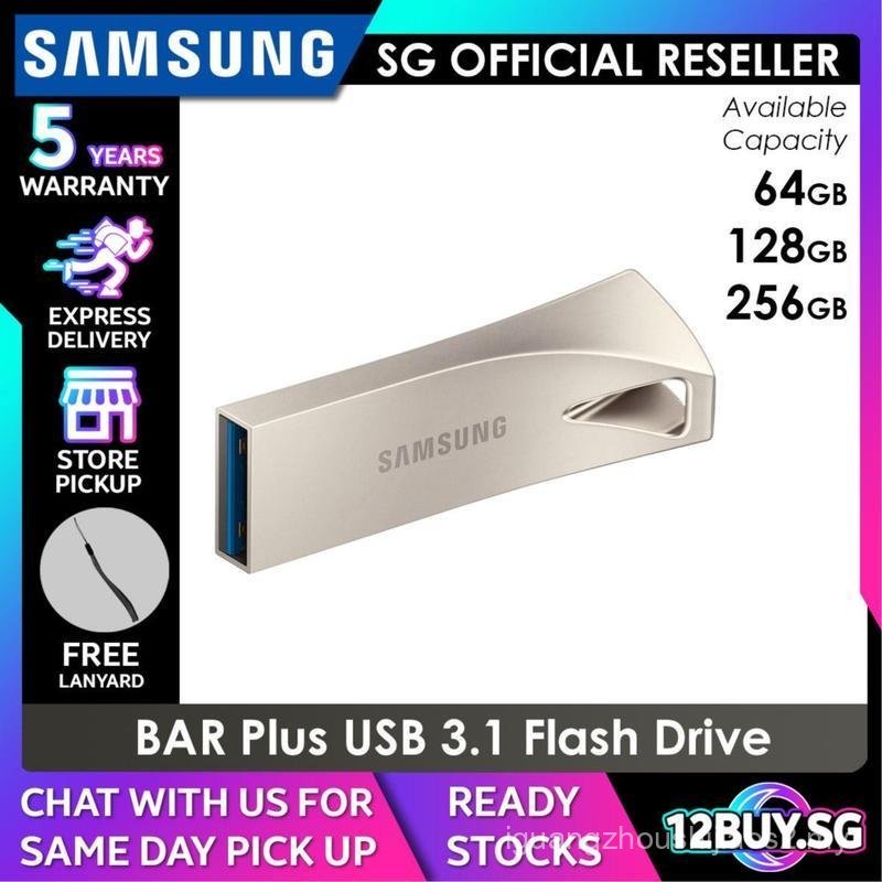 Samsung Bar Plus 300MB/s USB 3.1 Thumb Drive Pemacu Denyar Pemacu Pen ...