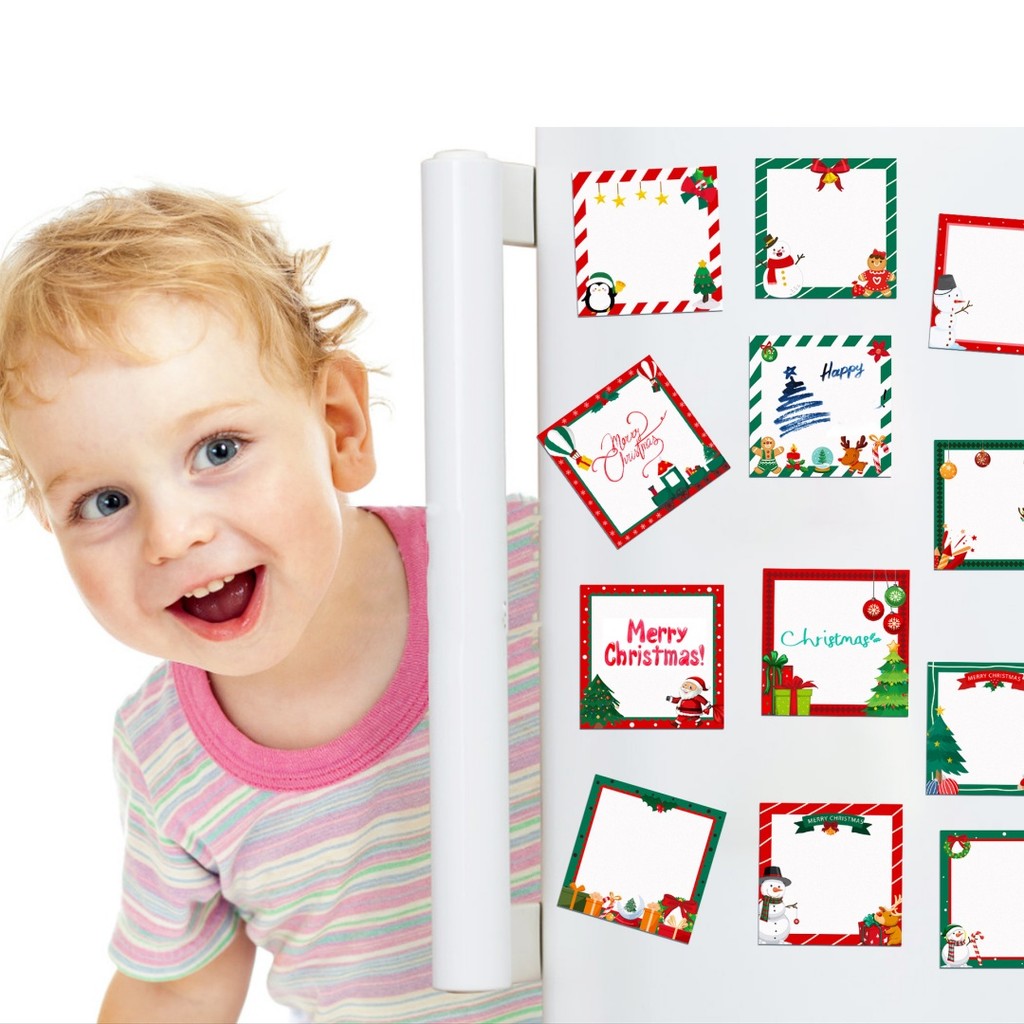 50/240/400 Sheet/Pad Christmas Sticky Notes, Cute Sticky Notes 3x3 inch ...
