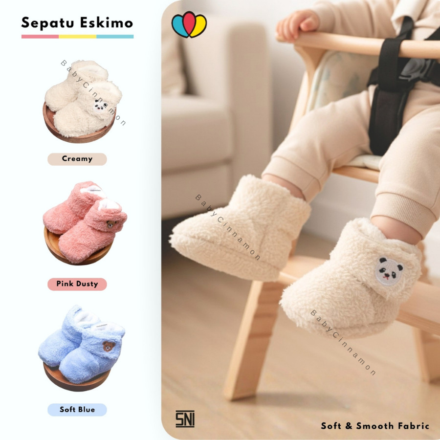 Eskimo Baby Shoes Newborn/ 0-3 6-12 Months Newborn Baby Boy Girl SNI ...