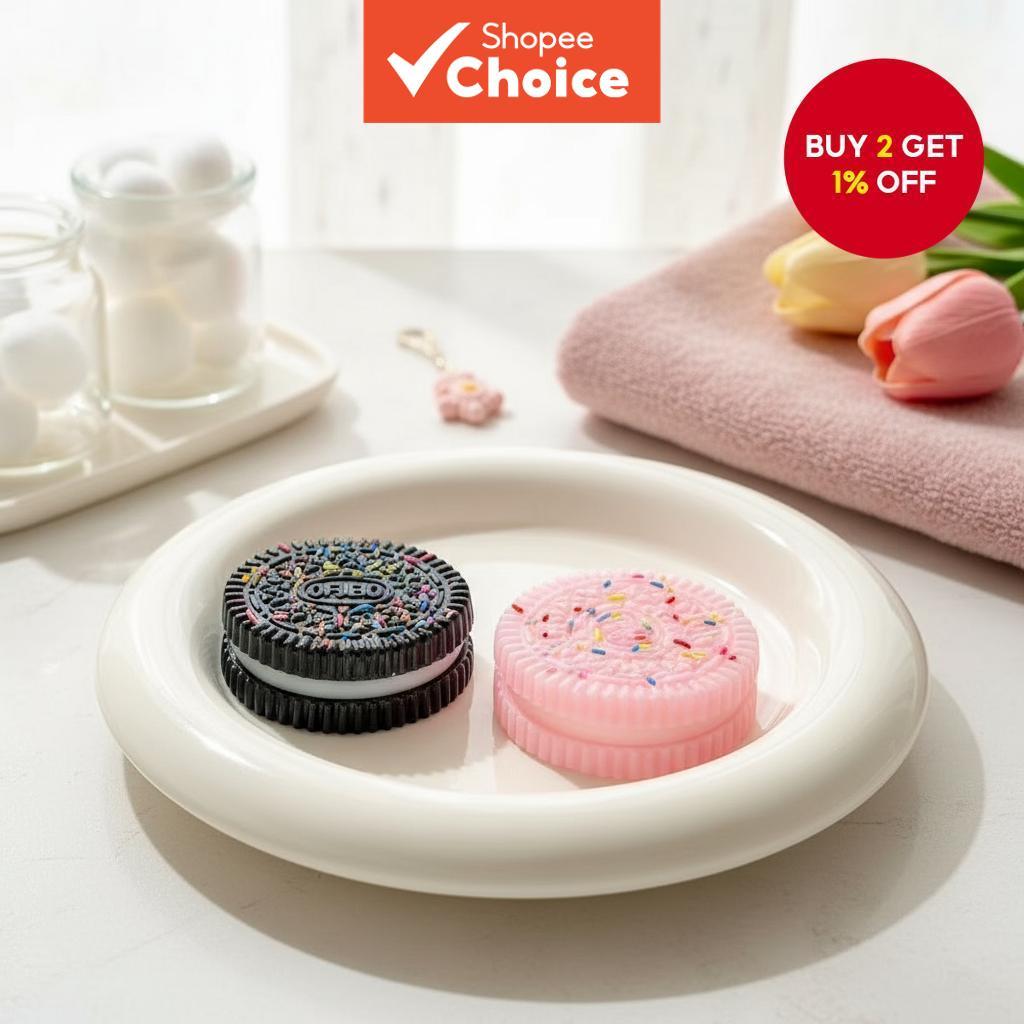 DIY Silicone Big Oreo Stress Relief Squishy Toy Mochi Taba Fidget Toy ...