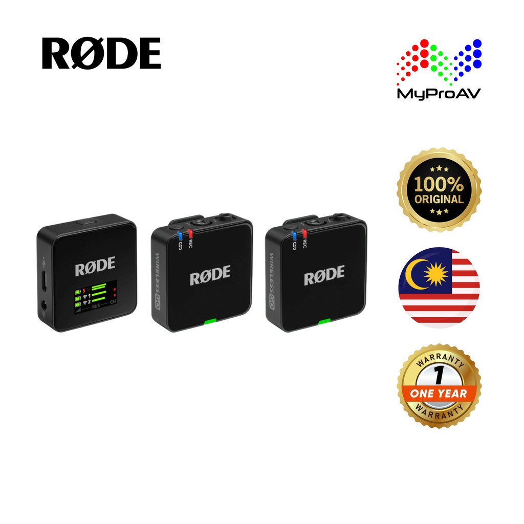RODE Wireless GO III Wireless Microphone System with Mic 2TX+1RX, 32 ...