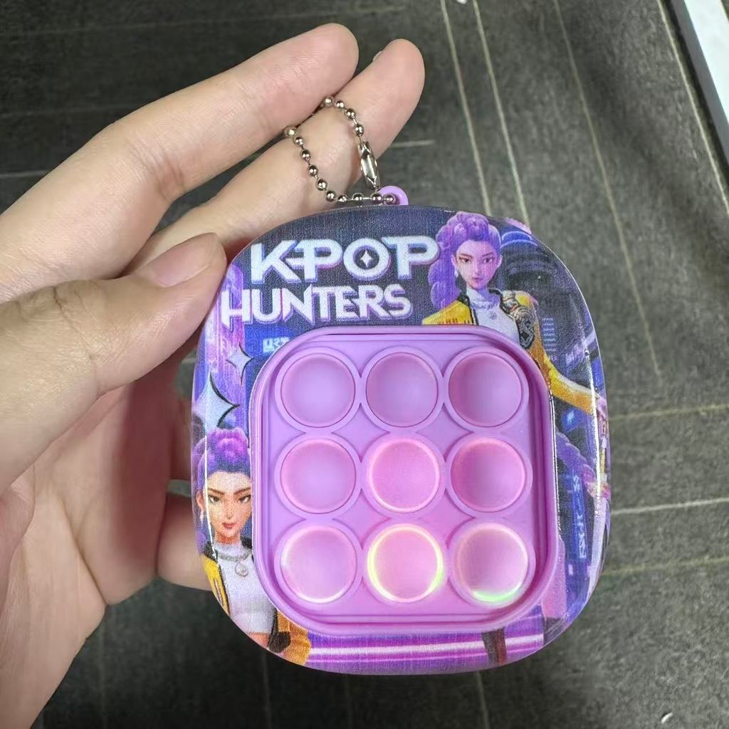 KPop Demon Hunters Rainbow Pop fidget stress bubble toy Push Bubble ...