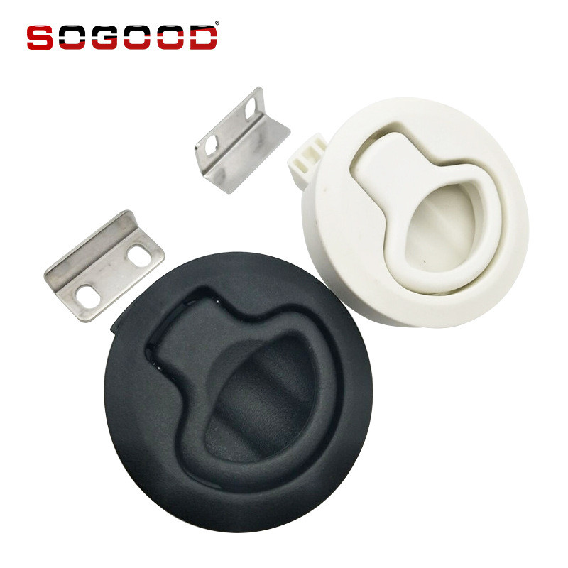 Exclusively Supply Plastic Round Pull Ring Lock White M1 Embedded Pull ...