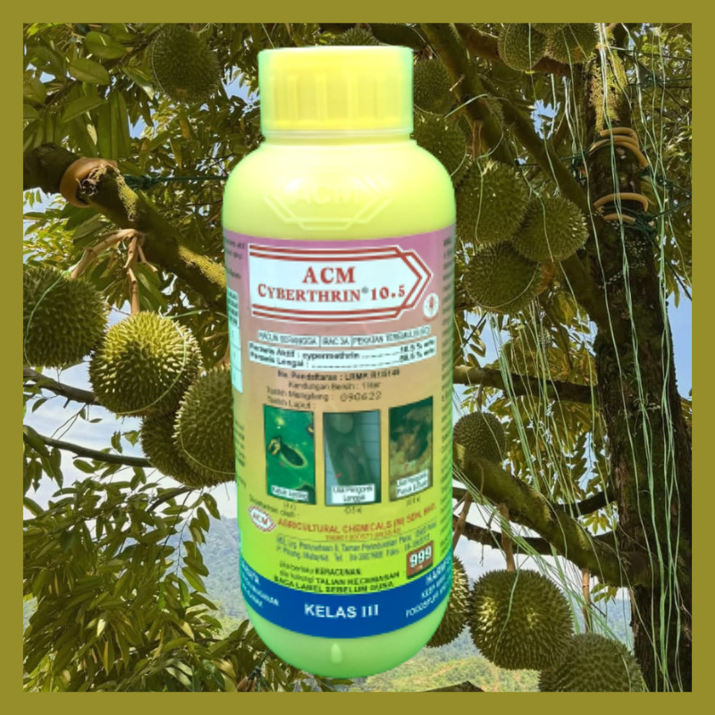 [ORIGINAL] 1L ACM Cyberthrin 10.5 Racun 505 /Racun Serangga/Racun Sayur ...