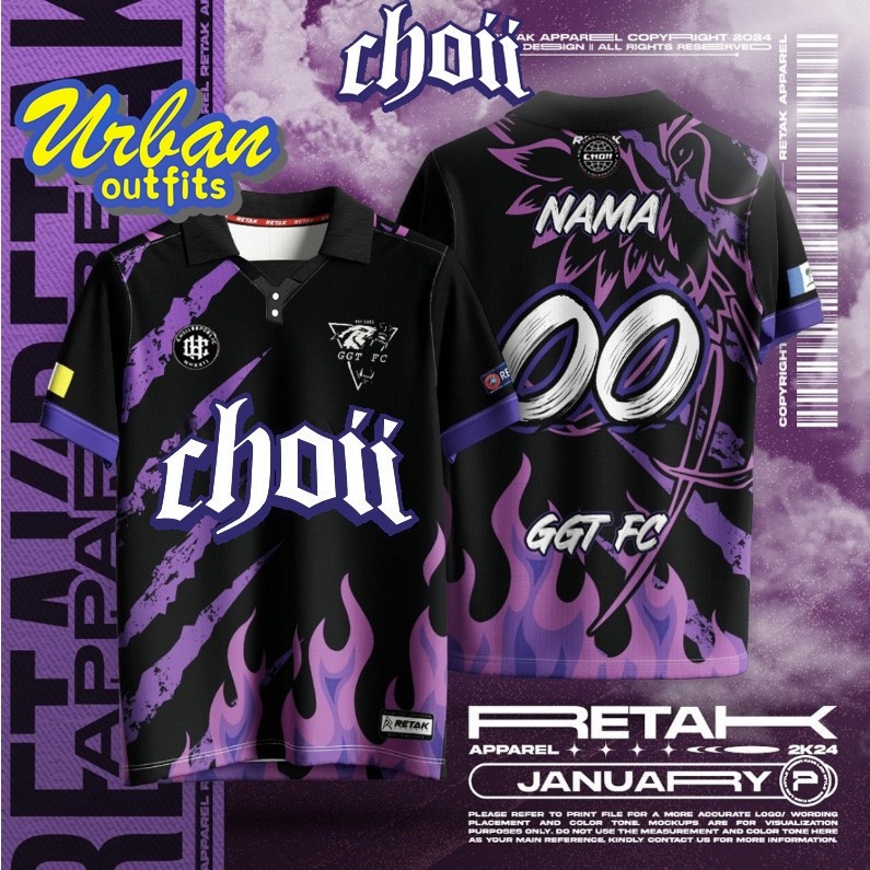 Shirt 2025 Choi Baju T-shirt Lelaki Thailand viral custom jersey Ootd ...