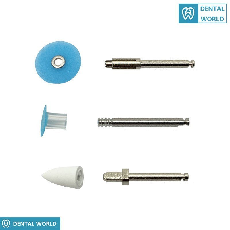 10pcs Dental Stainless Steel Mandrels RA Mandrels For Dental Polishing ...