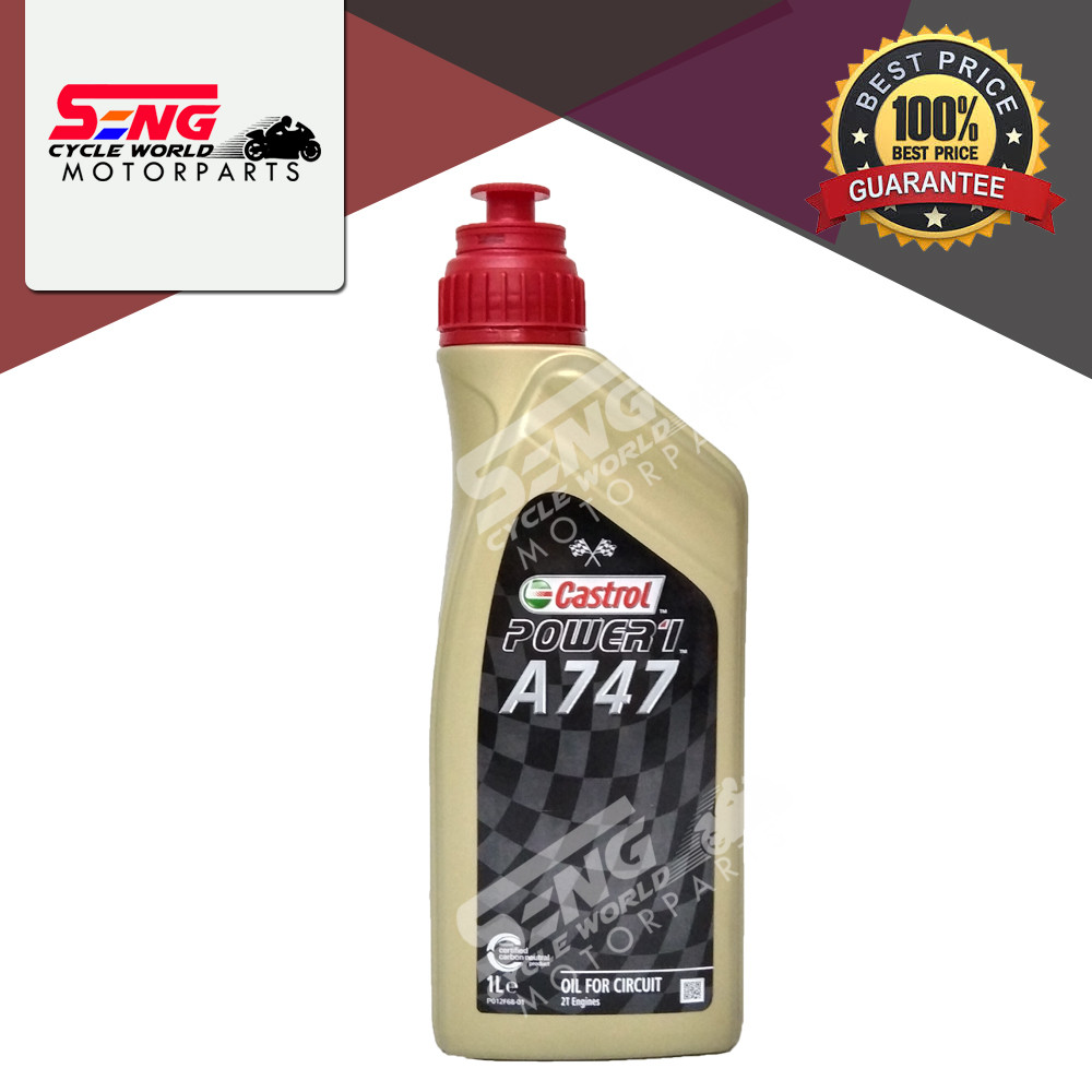 CASTROL 2T OIL RACING A747 (1 LITER) | Shopee Malaysia