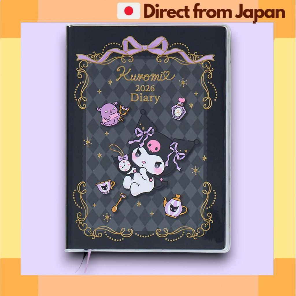 Sanrio Kuromi 2026 Block Planner B6 October Start Diary Schedule Book ...