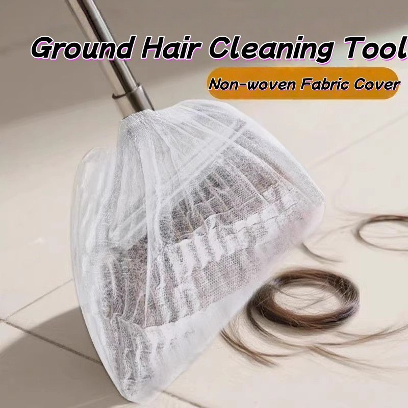 100PCS/50PCS/10PCS Disposable Broom Dust Cover Ground Hair Cleaning Non ...