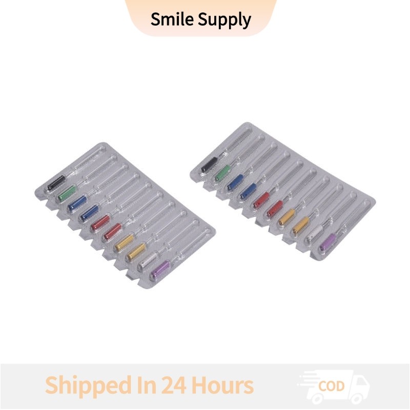 Dental Barbed Broach Endodontic Files 10*25mm Root Canal Nerve Medin ...