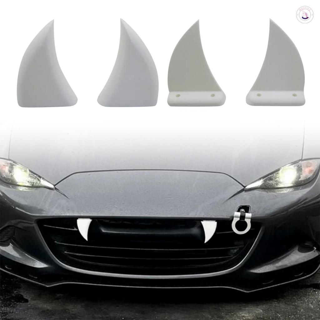 Car Front Grille Teeth Decor 3D Printed Vampire Tooth Decor Suitable ...