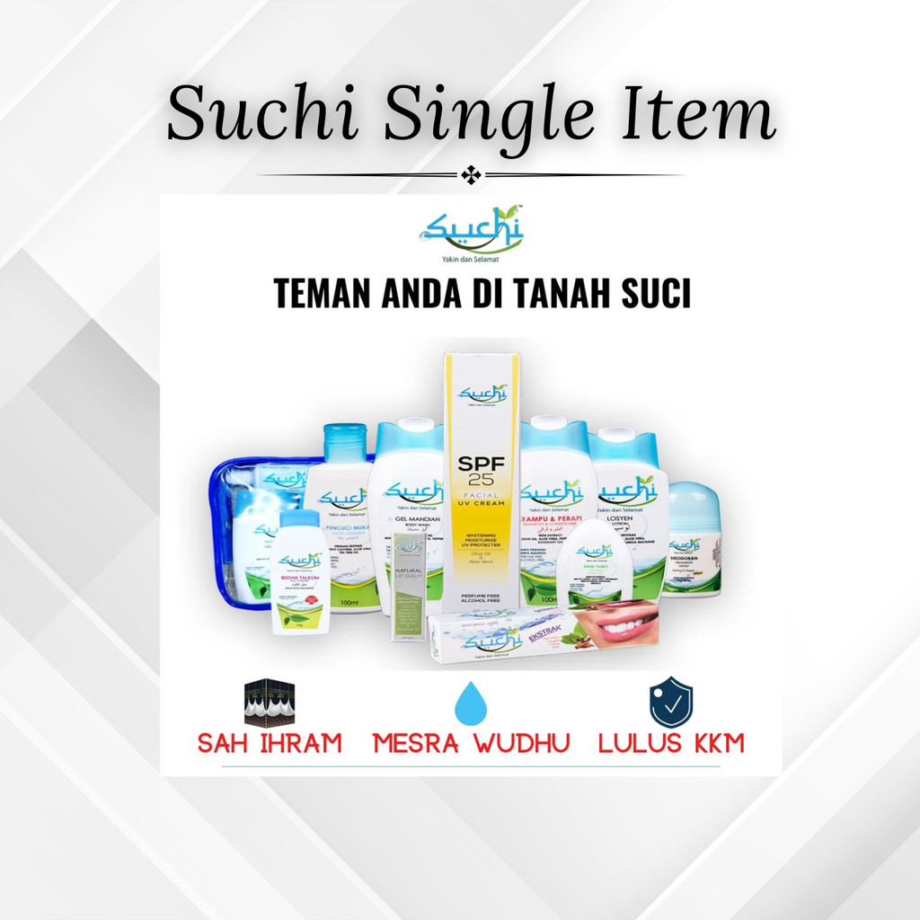 SUCHI MALAYSIA KOSMETIK SAH IHRAM DEODORAN LIPBALM LOSYEN KRIM MUKA ...