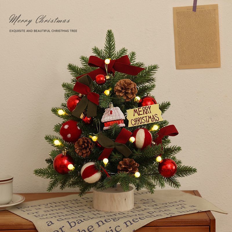 [Ready Stock] Mini Christmas Tree with Lights New Style Christmas ...