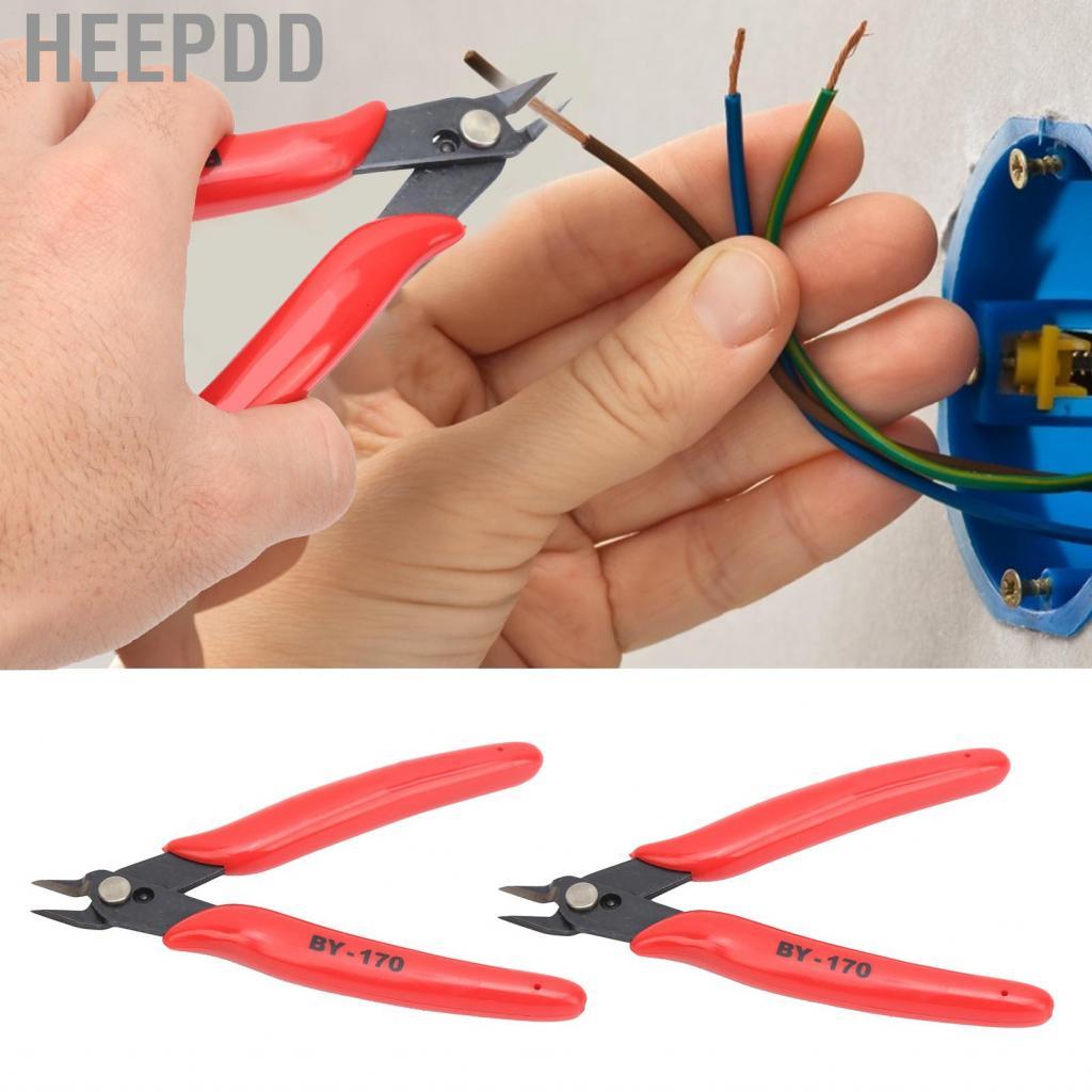 HEEPDD Diagonal Cutting Pliers BY-170 Carbon Steel Wire Cable Side Snip ...