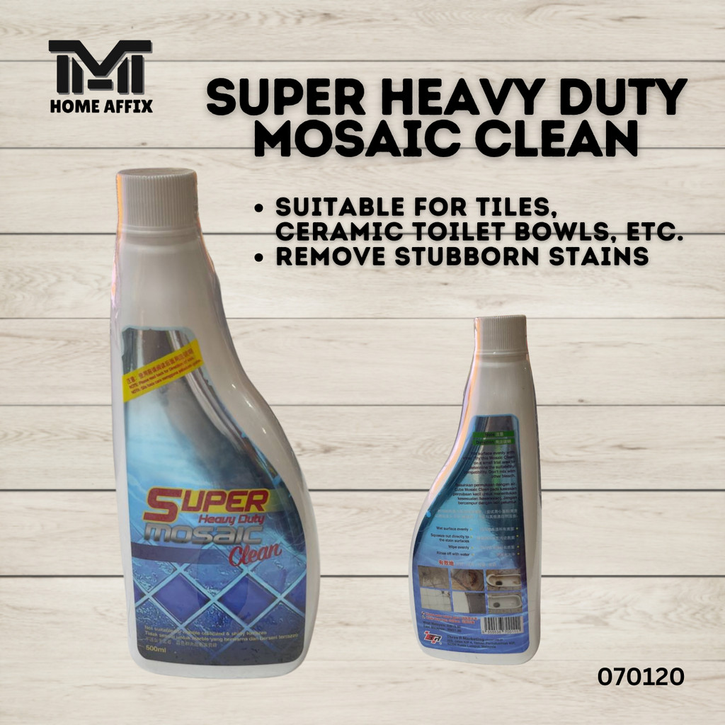 Super Heavy Duty Mosaic Cleaner – Deep Cleaning for Tiles & Bathroom ...