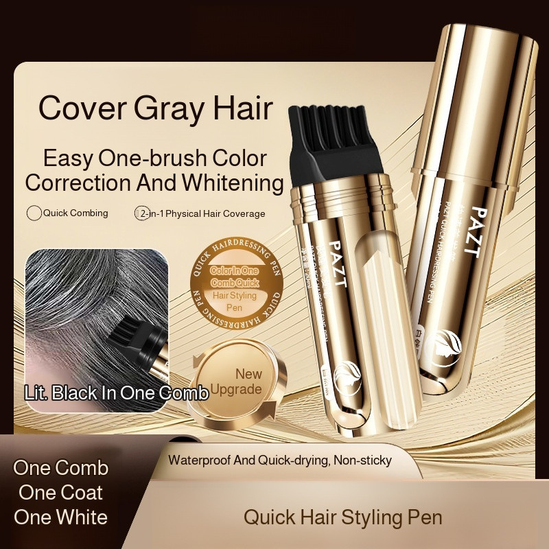 [Cover Gray Hair In Three Seconds] Quick Hair Styling Pen Disposable ...