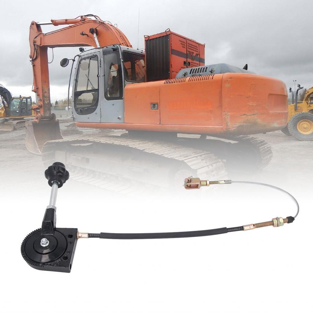 Excavator Throttle Control Cable Enhanced Safety Stainless Steel PU ...