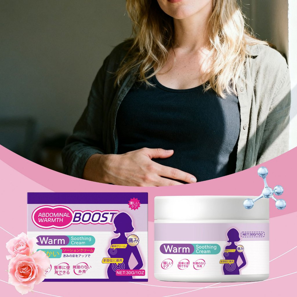 Belly Warmth Cream Nourishing Cream with a Comforting Warm Embrace for ...