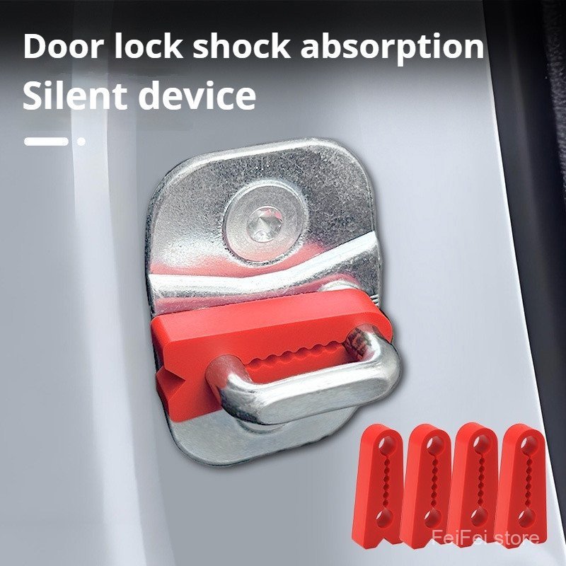 Car Door Silicone Shock Absorbing Pad - Anti-Vibration & Noise ...
