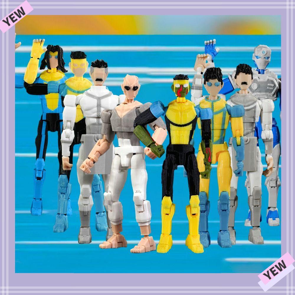 YYE Printed Action Figures, Dummy13 Multi-Jointed Shapeshift Invincible ...