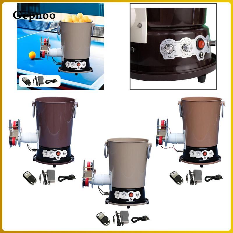 Gepnoo Table Tennis Robot Portable Play Solo Electric Training Device ...