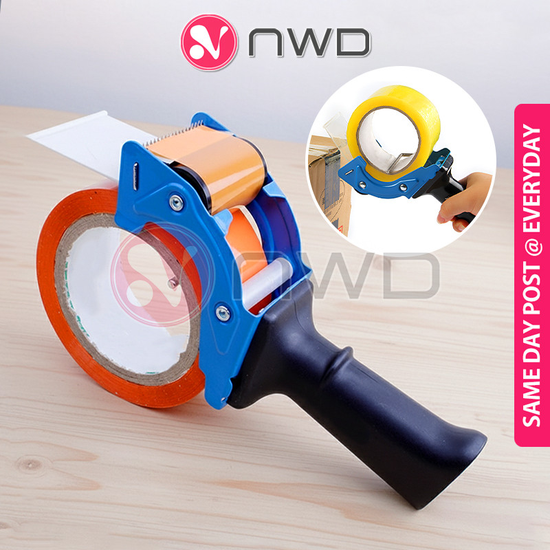 𝗚𝗥𝗜𝗣 𝗦𝗘𝗔𝗟 》50mm Tape Dispenser Cutter Holder Sealing Packaging Pemegang ...