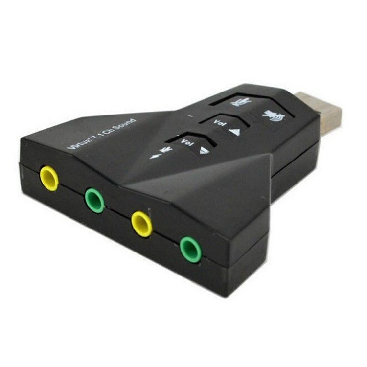 USB Drive-Free Sound Card Space Shuttle Airplane Mini 3D 7.1 Channel ...