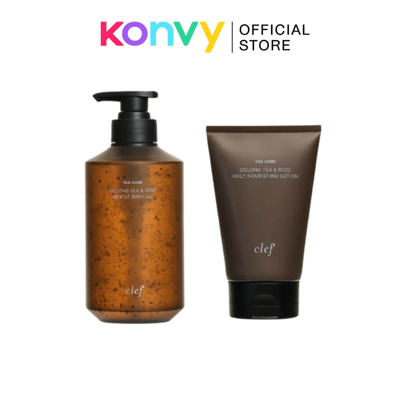 CLEF Tea Core Series | Green Tea & Orange | Gentle Bath Gel & Daily ...
