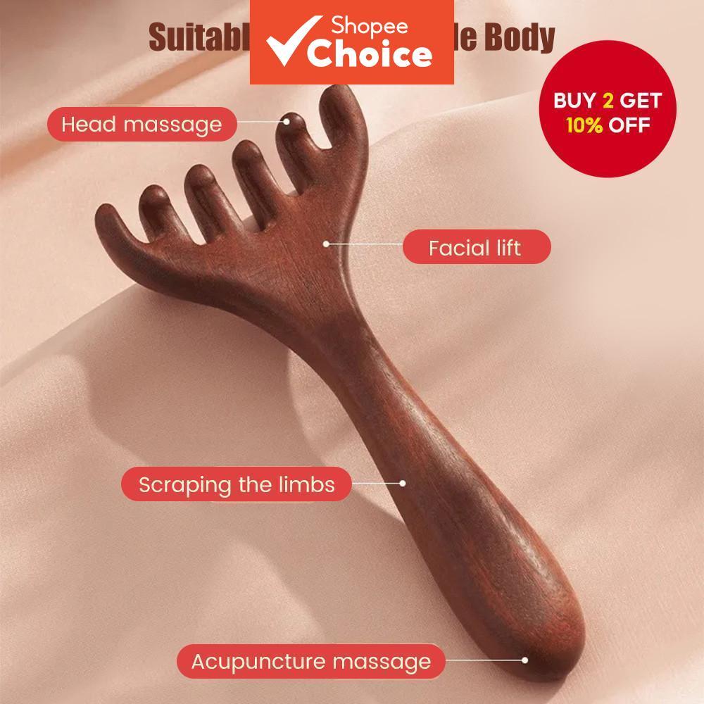 JBMBHC Head Massage Comb with Gua Sha for Hair Care and Stress Relief ...