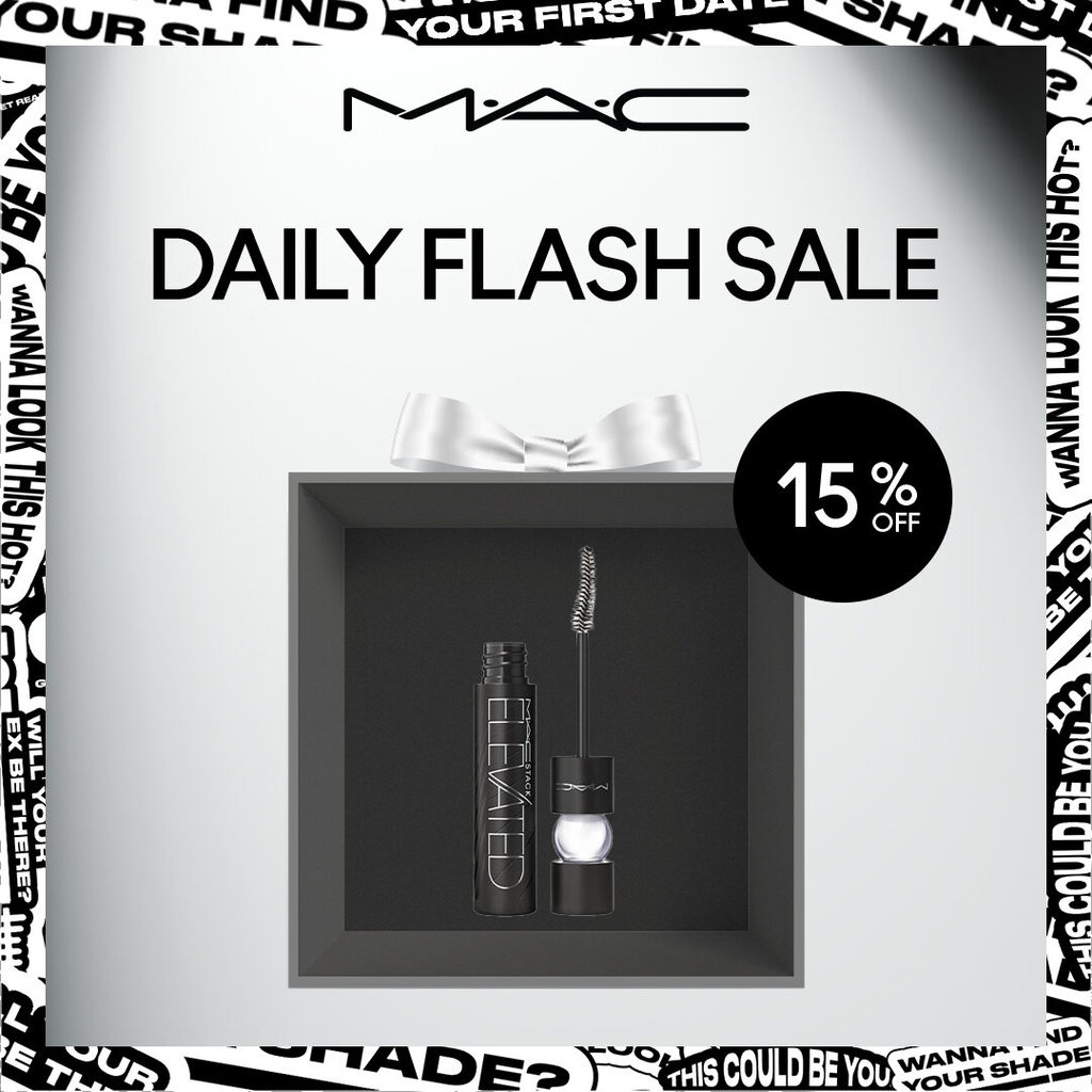 MAC MACStack Elevated Mascara / 36HR Lash Lift Curl, Buildable Volume ...