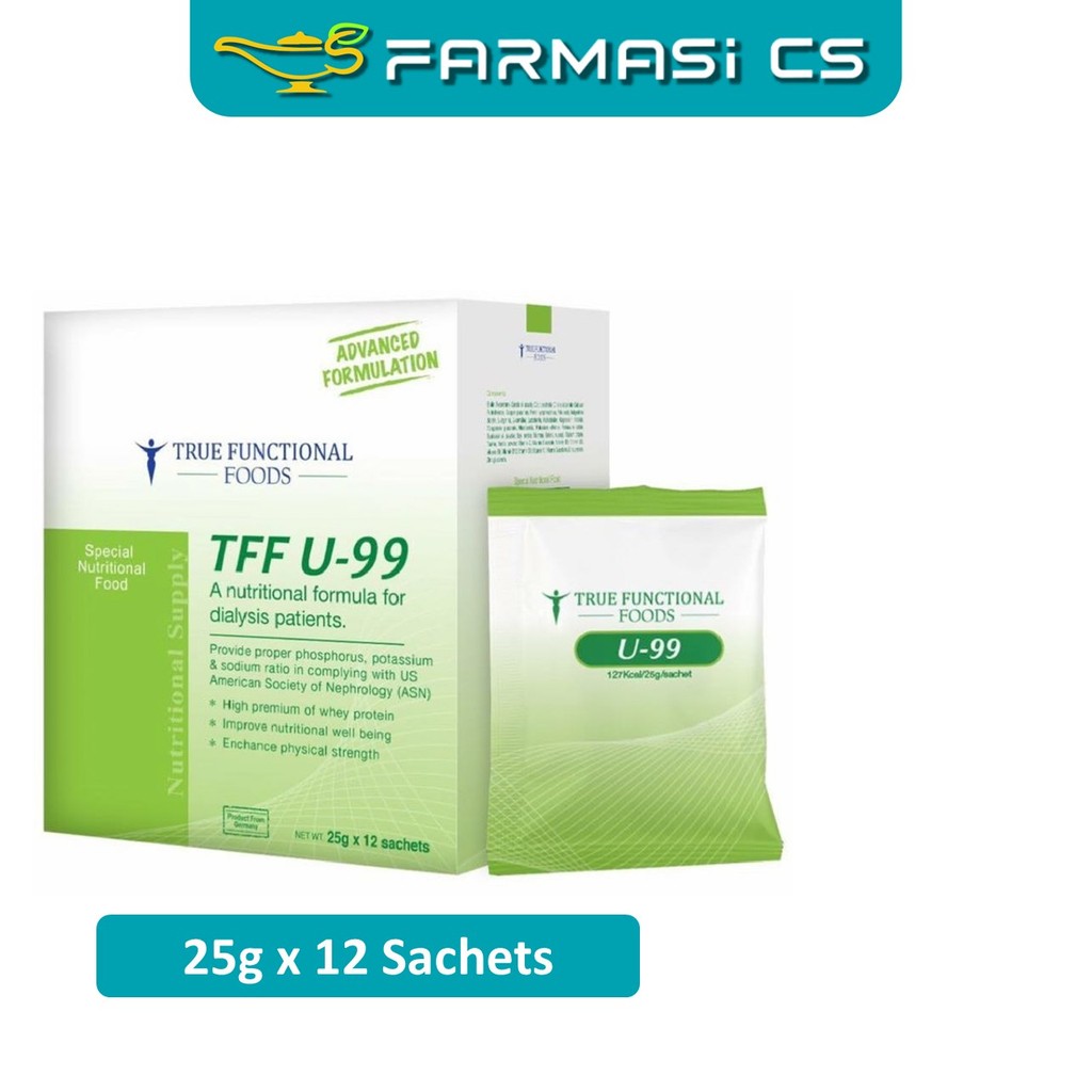 True Functional Foods TFF U-99 25g x 12 Sachets (GREEN) EXP:11/2026 ...