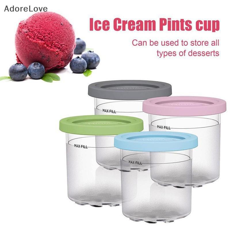 ADL Ice Cream Pints Cup For Ninja Creamie Ice Cream Maker Cups Reusable ...