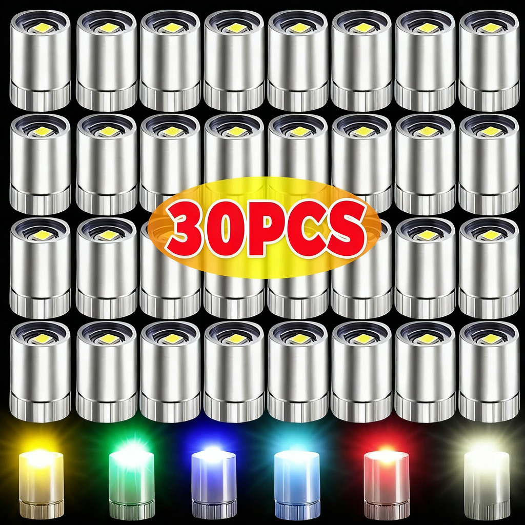 Mini Battery Powered Colored LED Lights Creative Festival Party Ambient ...