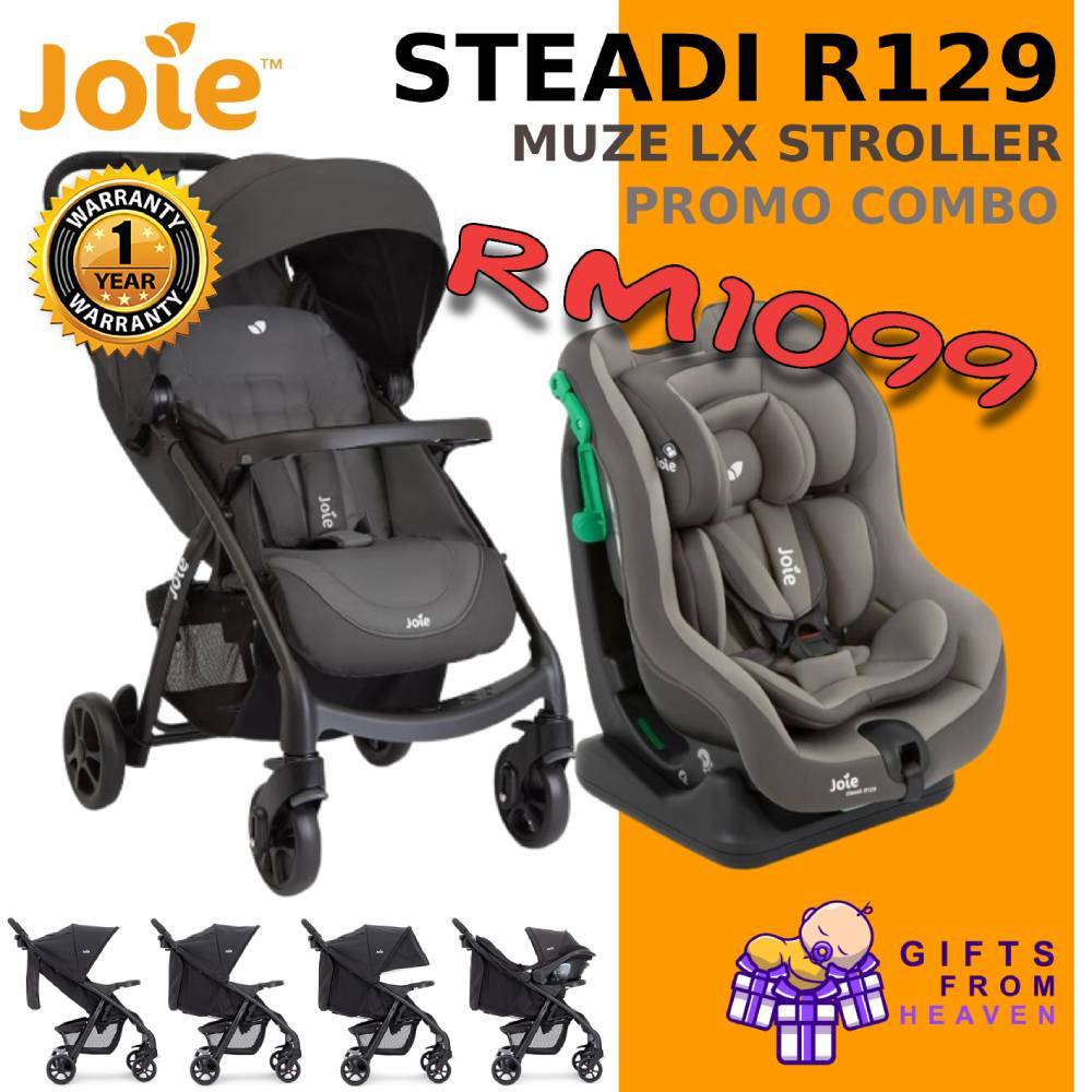 Joie Steadi Convertible Car Seat R44 R129 AND MUZE LX COMBO | Shopee ...