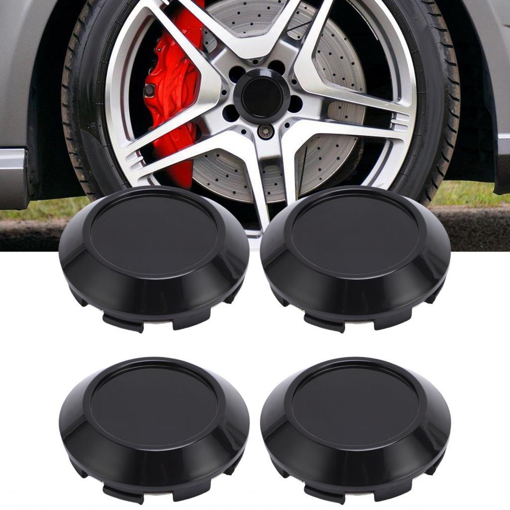 Wheel Center Caps Scratch Proof Rim Snap On 4pcs 76mm Outer Diameter ...