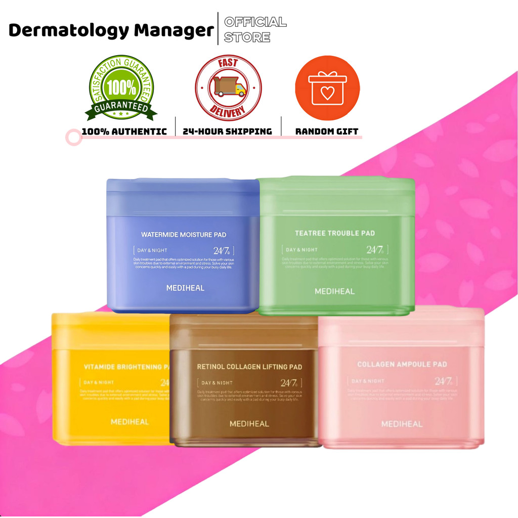 [MEDIHEAL] Tea Tree Daily Toner Pad 100pcs /Firming Toning Pads 100 pcs ...
