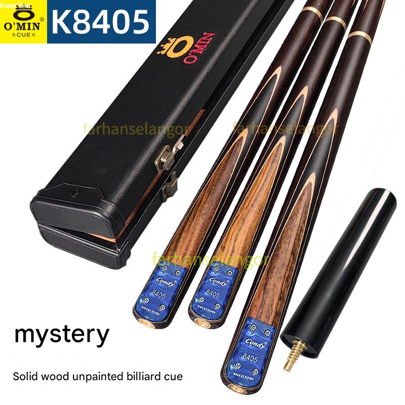 Ready Stock OMIN O'MIN Cue Snooker 3/4 Member Blue 8405 Cue Stick Pool ...