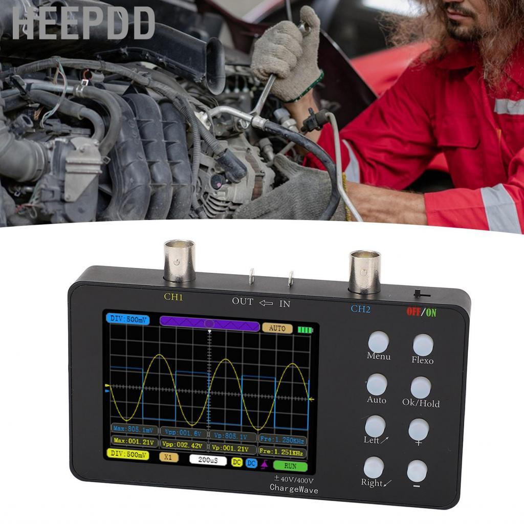HEEPDD Portable Tablet Oscilloscope 2 Channel Digital with 50M Sampling ...