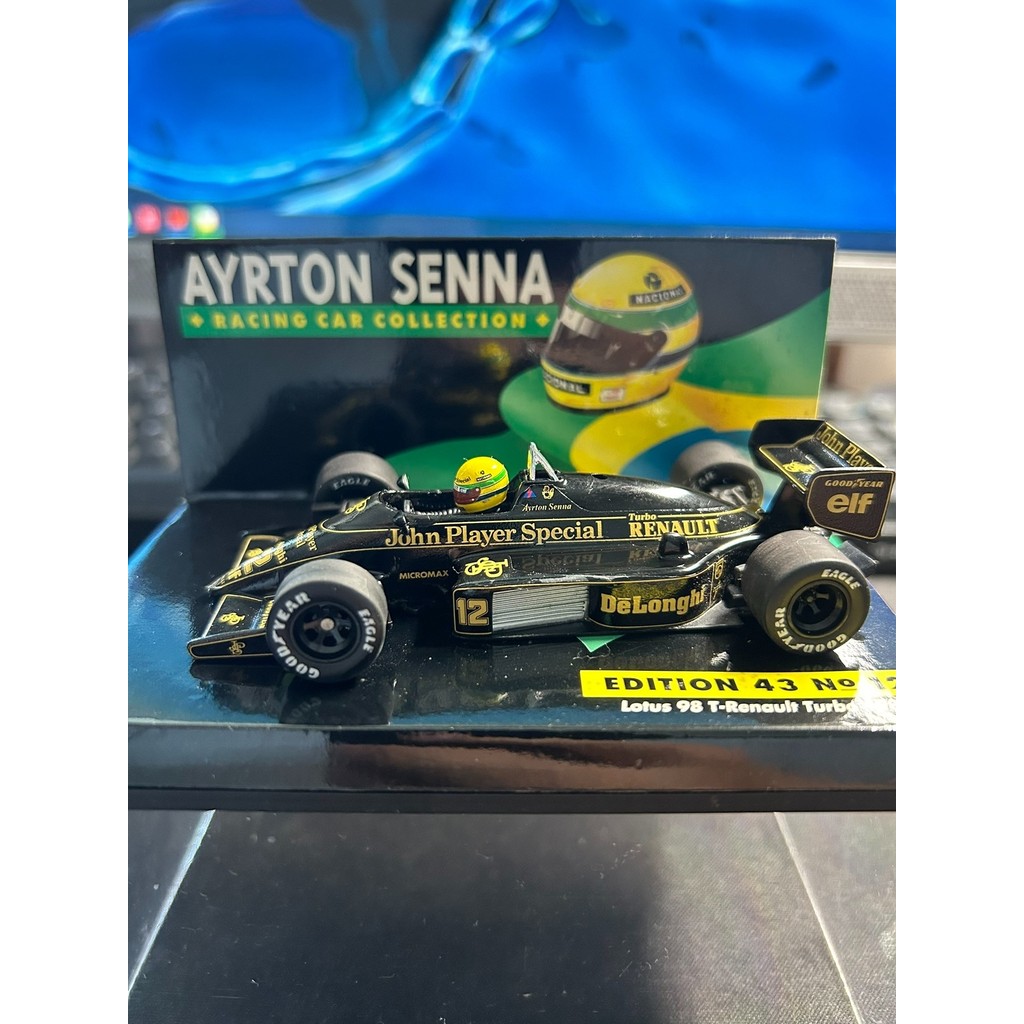 Mini Cut 1/43 Lotus Lotus Lotus Lotus 98T Seine 1986 Race Season JPS ...