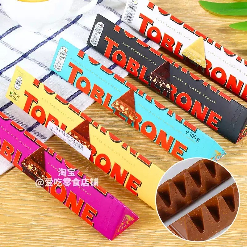 Switzerland Imported Snacks TOBLERONE Triangle Balden Xylose Honey ...