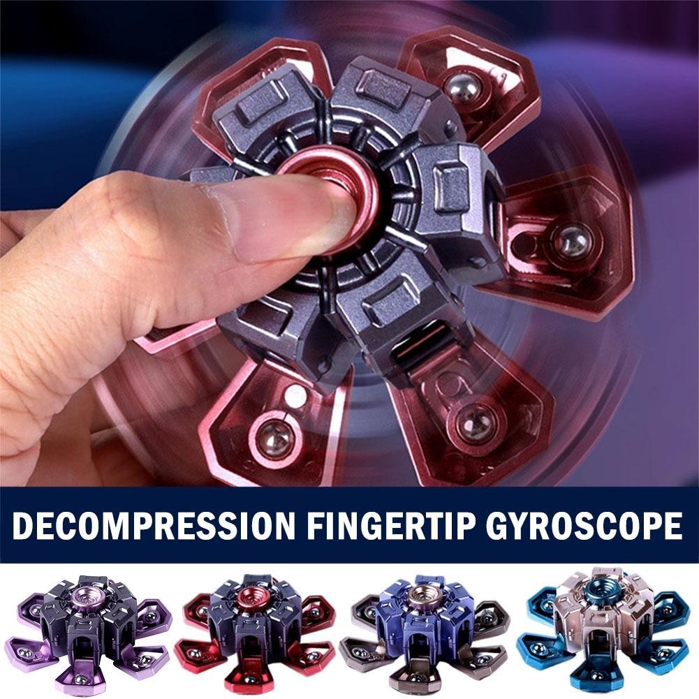 Edc Fingertip Gyro Plastic Decompression Toys Fidget Toys Spinner Toys ...