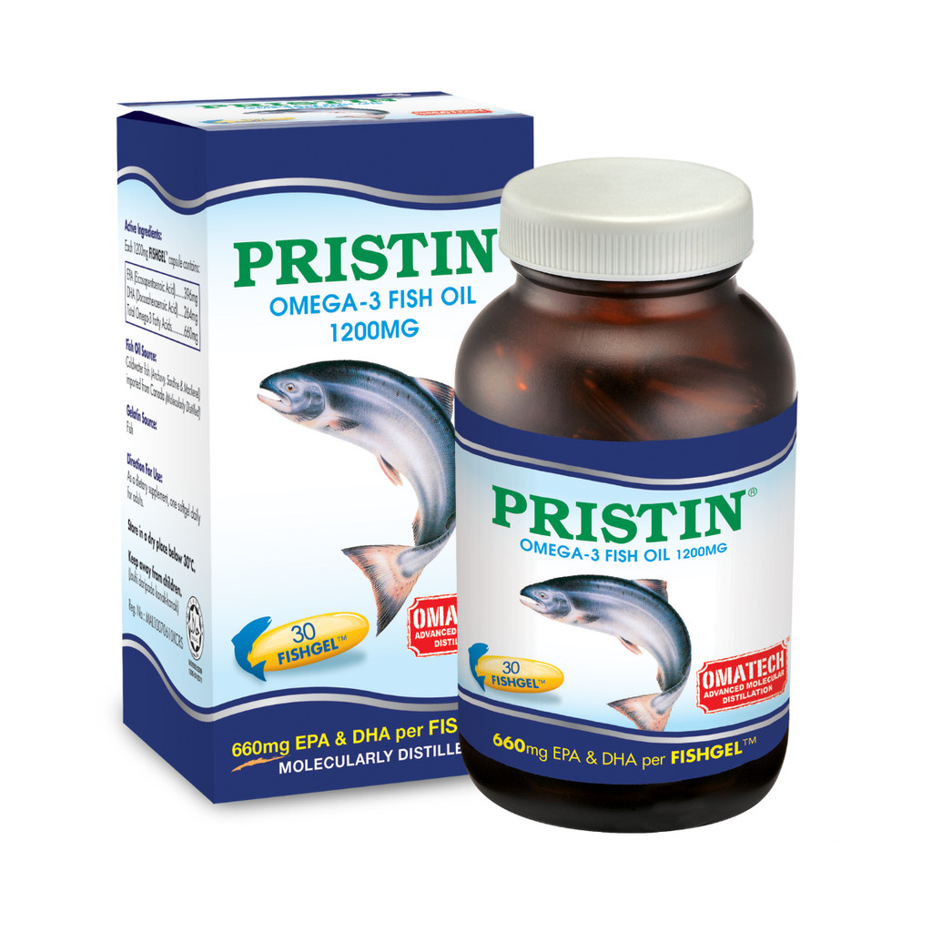 HOLISTA Pristin Omega-3 Fish Oil 1200mg 30's | Shopee Malaysia