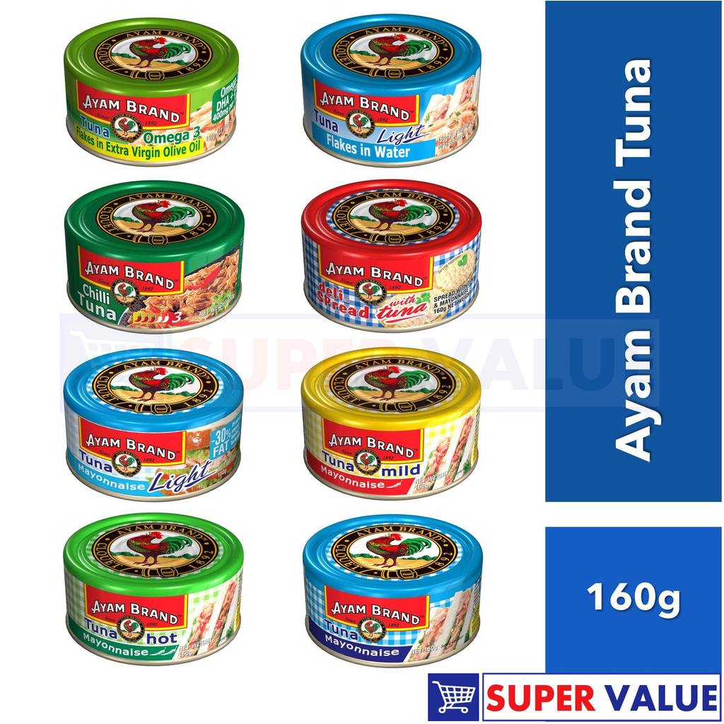 Ayam Brand Tuna 160G (Assorted Flavour) | Shopee Malaysia