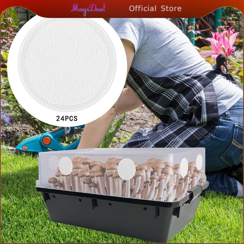 MagiDeal 24pcs Monotub Filter Discs Kitchen Monotub Filters Mushroom ...